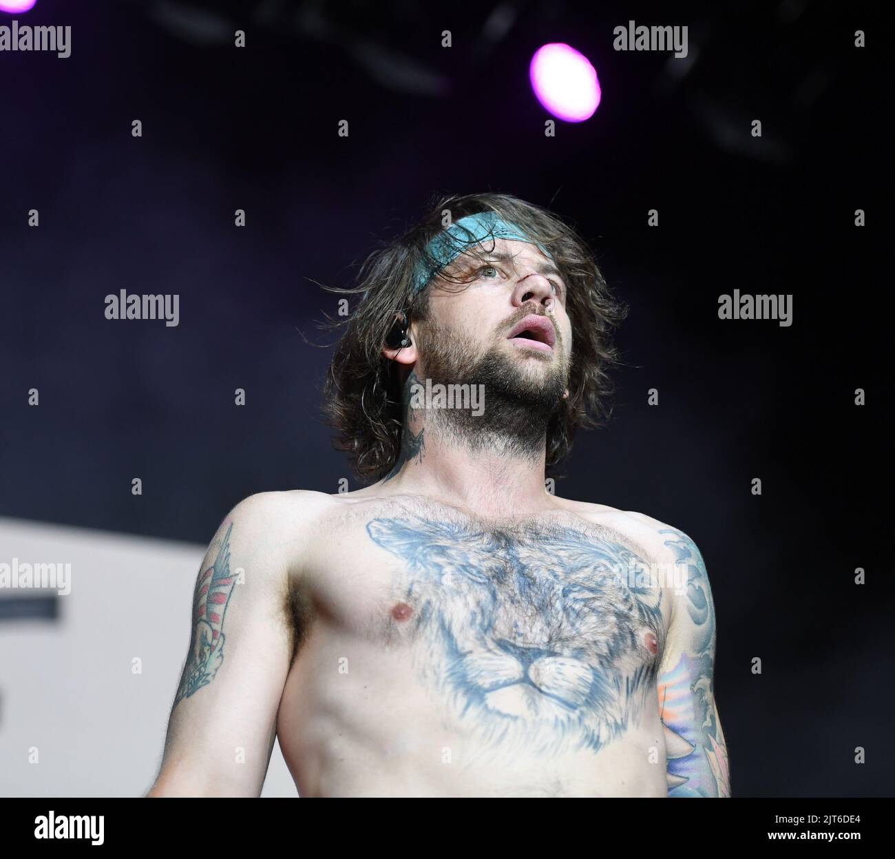 August 27, 2022, Portsmouth, Virginia, USA: Beartooth brings CALEB ...