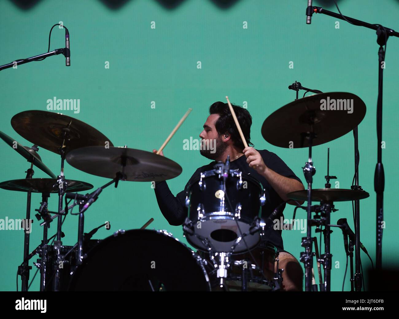 August 27, 2022, Portsmouth, Virginia, USA: Beartooth member CONNOR ...