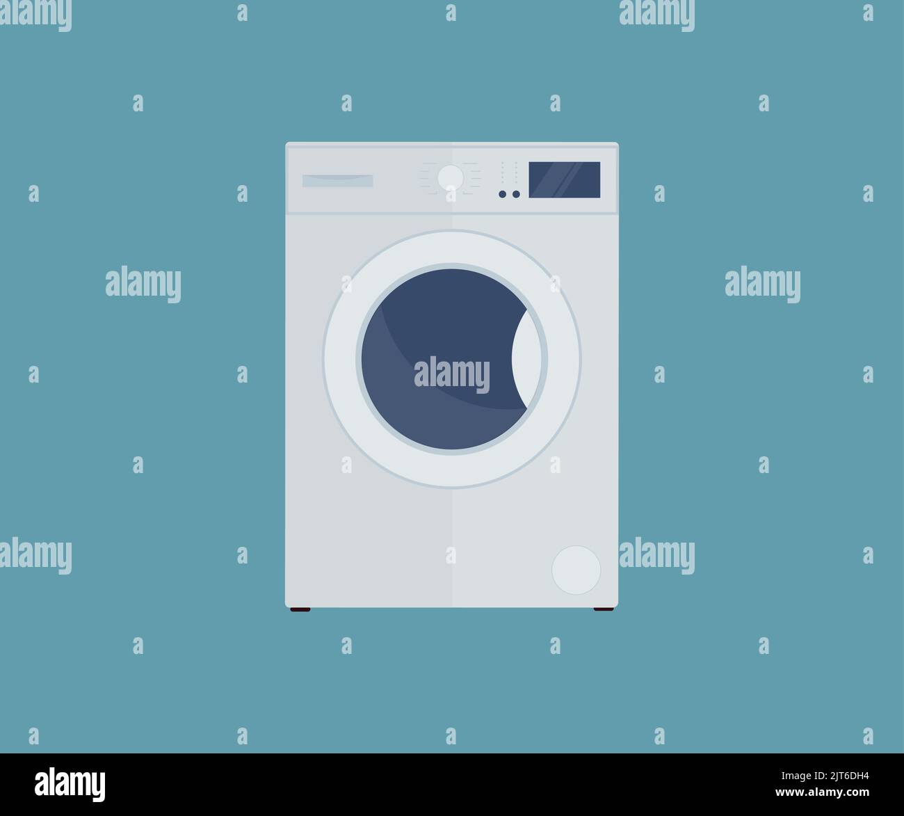 Washing machine logo design. Quality design element. Editable stroke ...