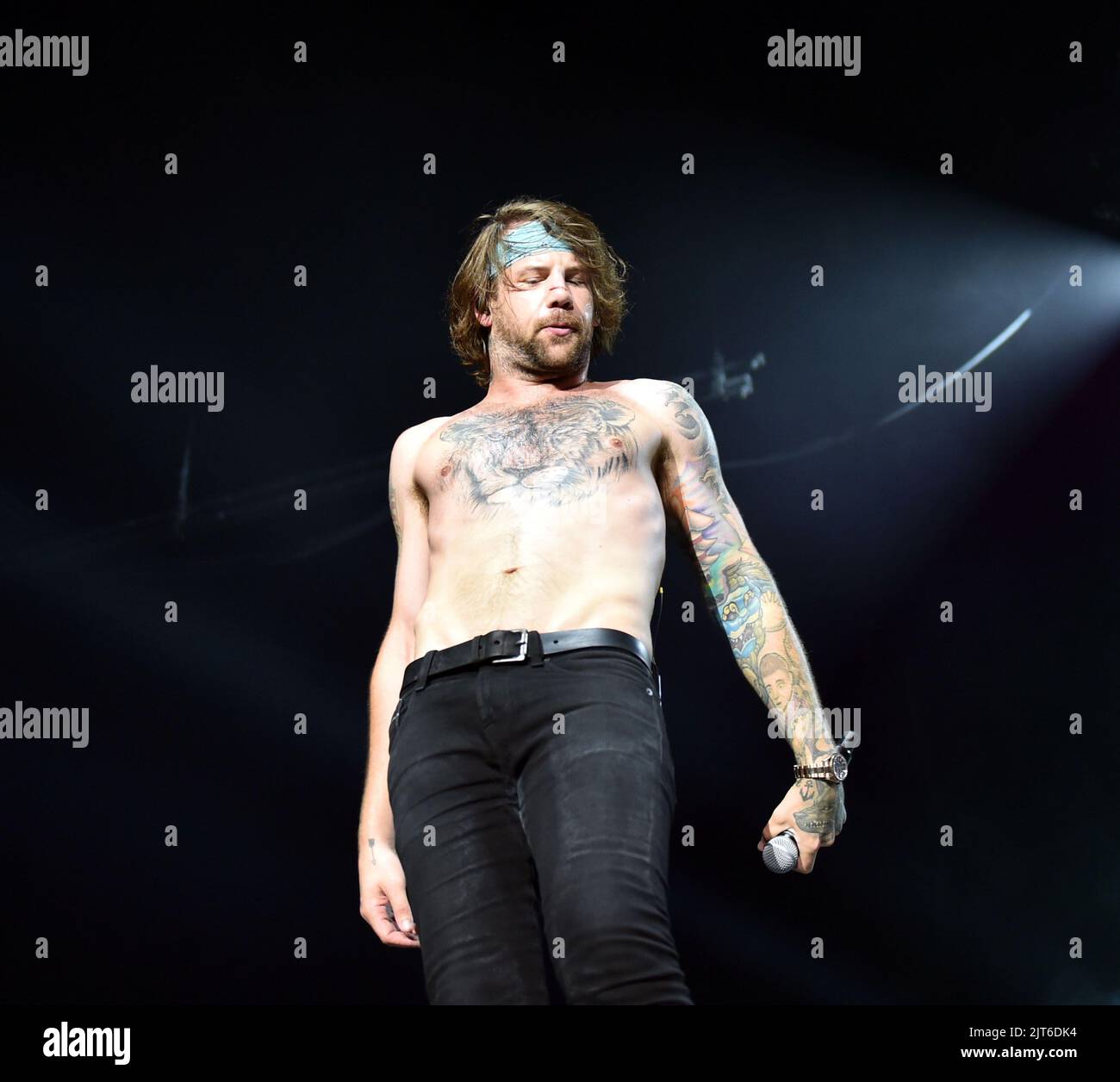 August 27, 2022, Portsmouth, Virginia, USA: Beartooth brings CALEB ...