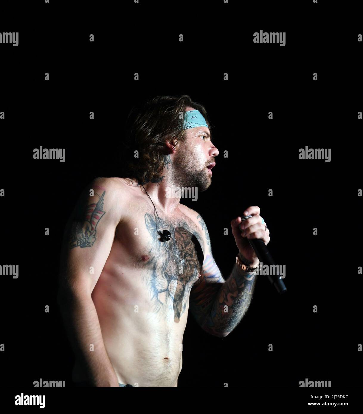 August 27, 2022, Portsmouth, Virginia, USA: Beartooth brings CALEB ...