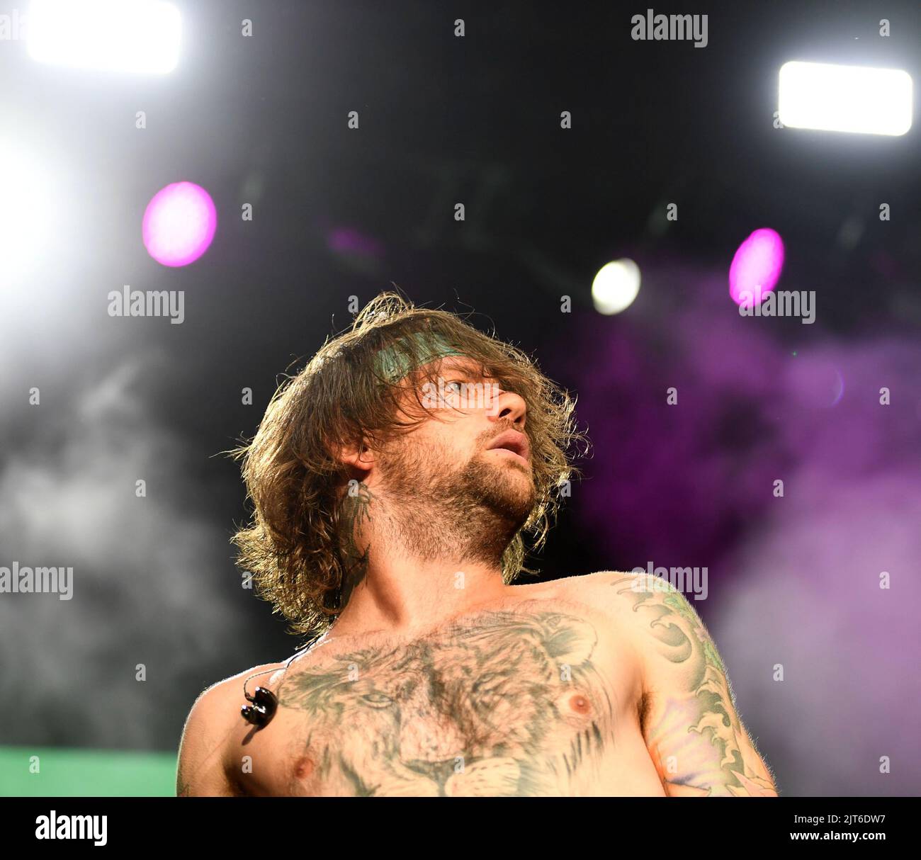 August 27, 2022, Portsmouth, Virginia, USA: Beartooth brings CALEB ...