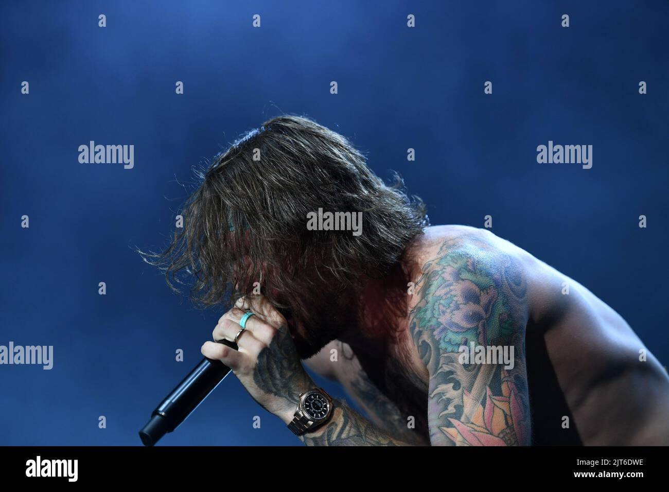 August 27, 2022, Portsmouth, Virginia, USA: Beartooth brings CALEB ...