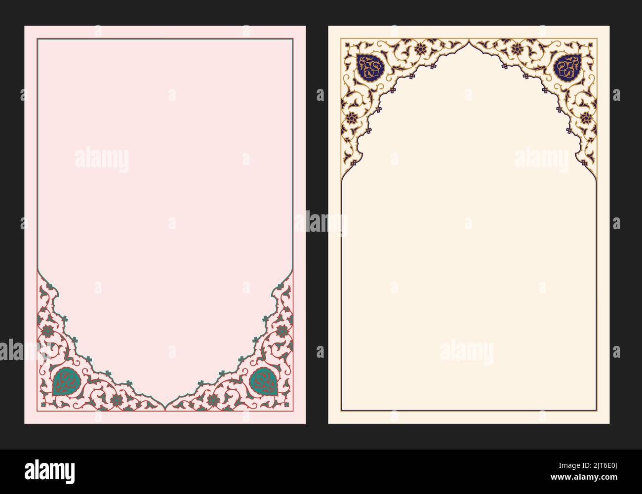 Blue gold silver ornament Stock Vector Images - Alamy