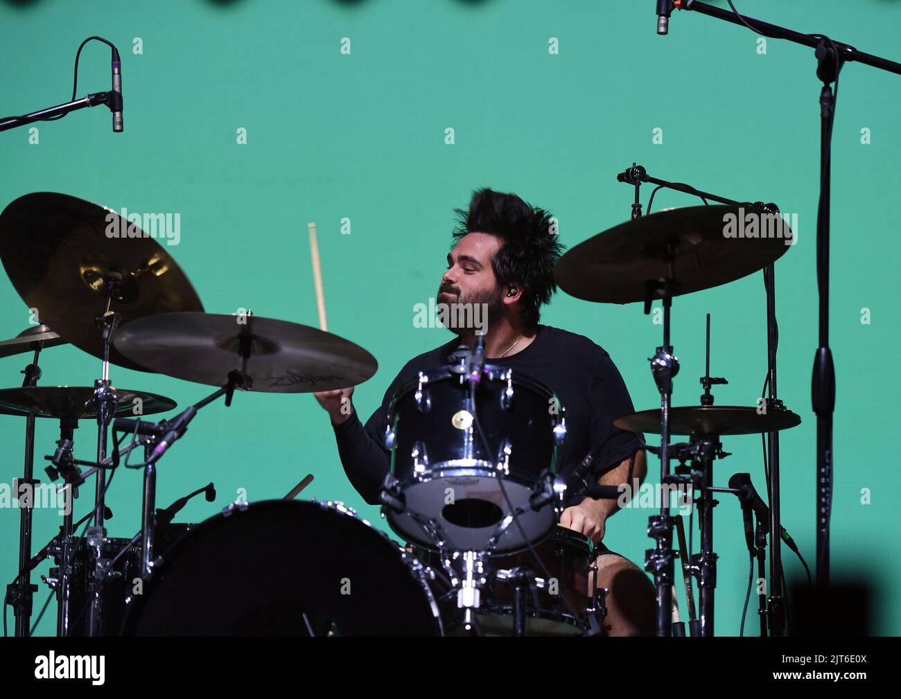 August 27, 2022, Portsmouth, Virginia, USA: Beartooth member CONNOR ...