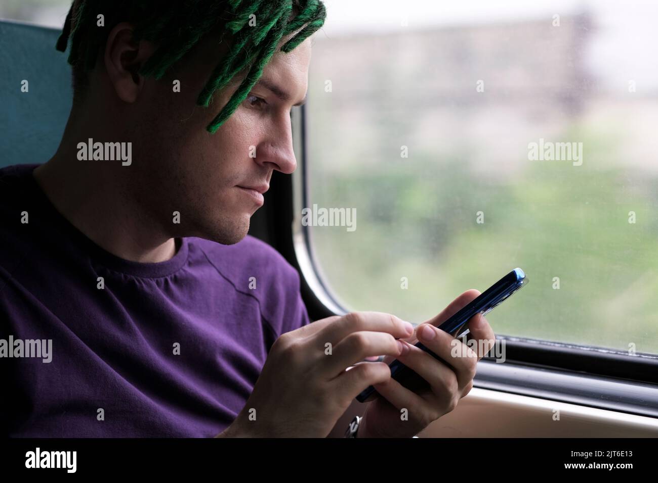 Riding on train hi-res stock photography and images - Alamy