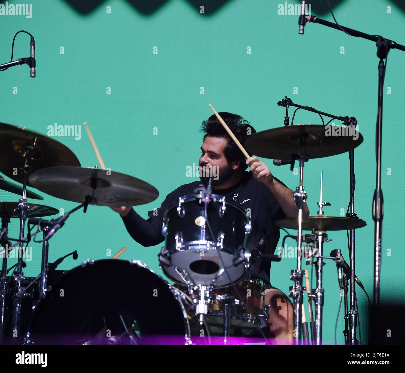 August 27, 2022, Portsmouth, Virginia, USA: Beartooth member CONNOR ...