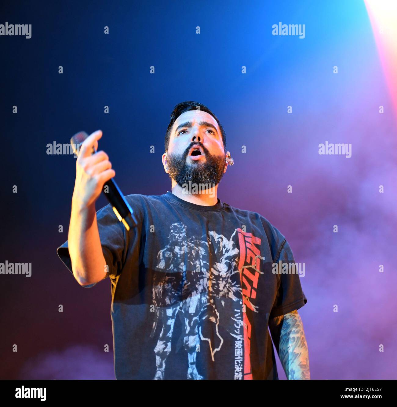 August 27, 2022, Portsmouth, Virginia, USA: A Day To Remember member ...