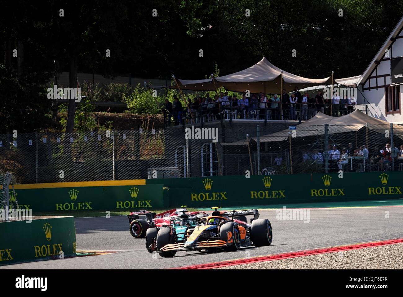 Spa, Belgium. 28th Aug, 2022. Lando Norris (GBR) McLaren MCL36. 28.08. ...