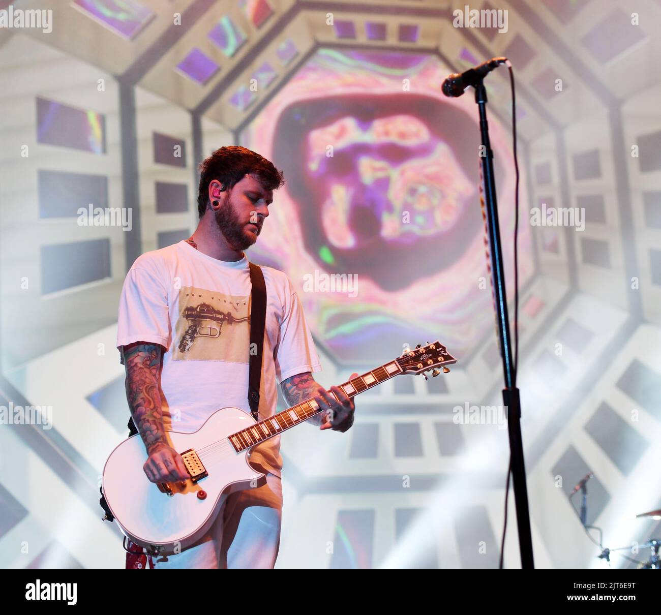 August 27, 2022, Portsmouth, Virginia, USA: A Day To Remember member ...