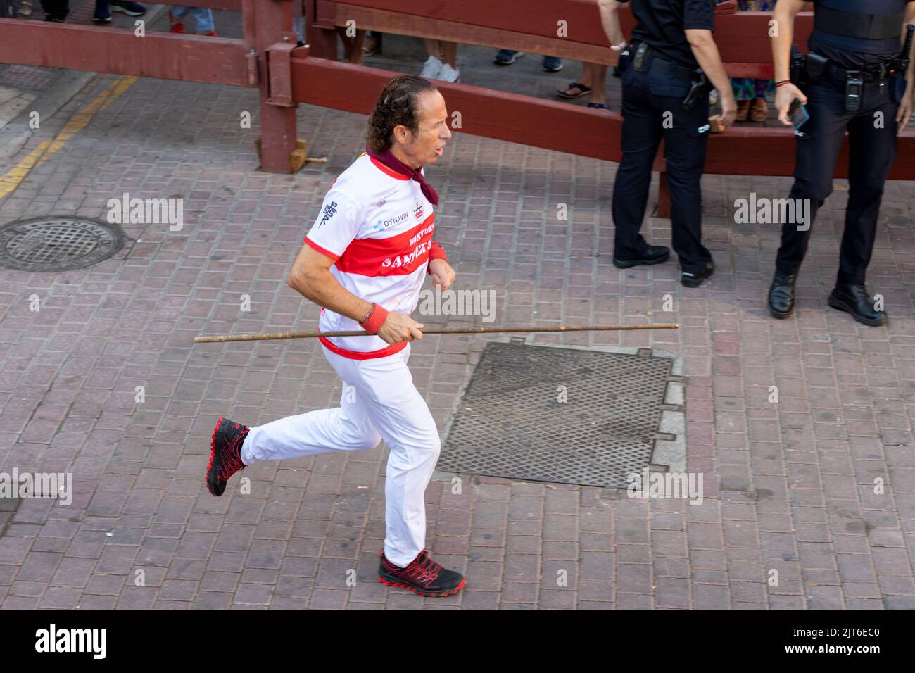 Running of the bulls. Bulls. Bull runs. San Fermines. Encierro that is ...