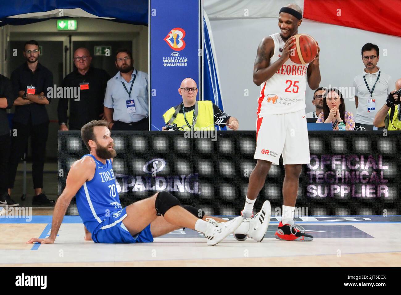 PalaLeonessa, Brescia, Italy, August 27, 2022, Thaddus McFadden ...