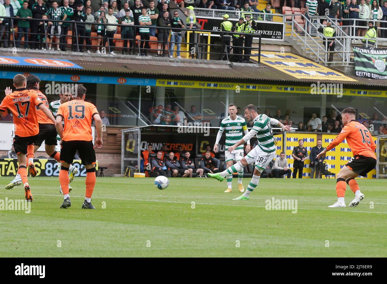 28th August 2022; Tannadice Park, Dundee, Scotland: Scottish Premier ...
