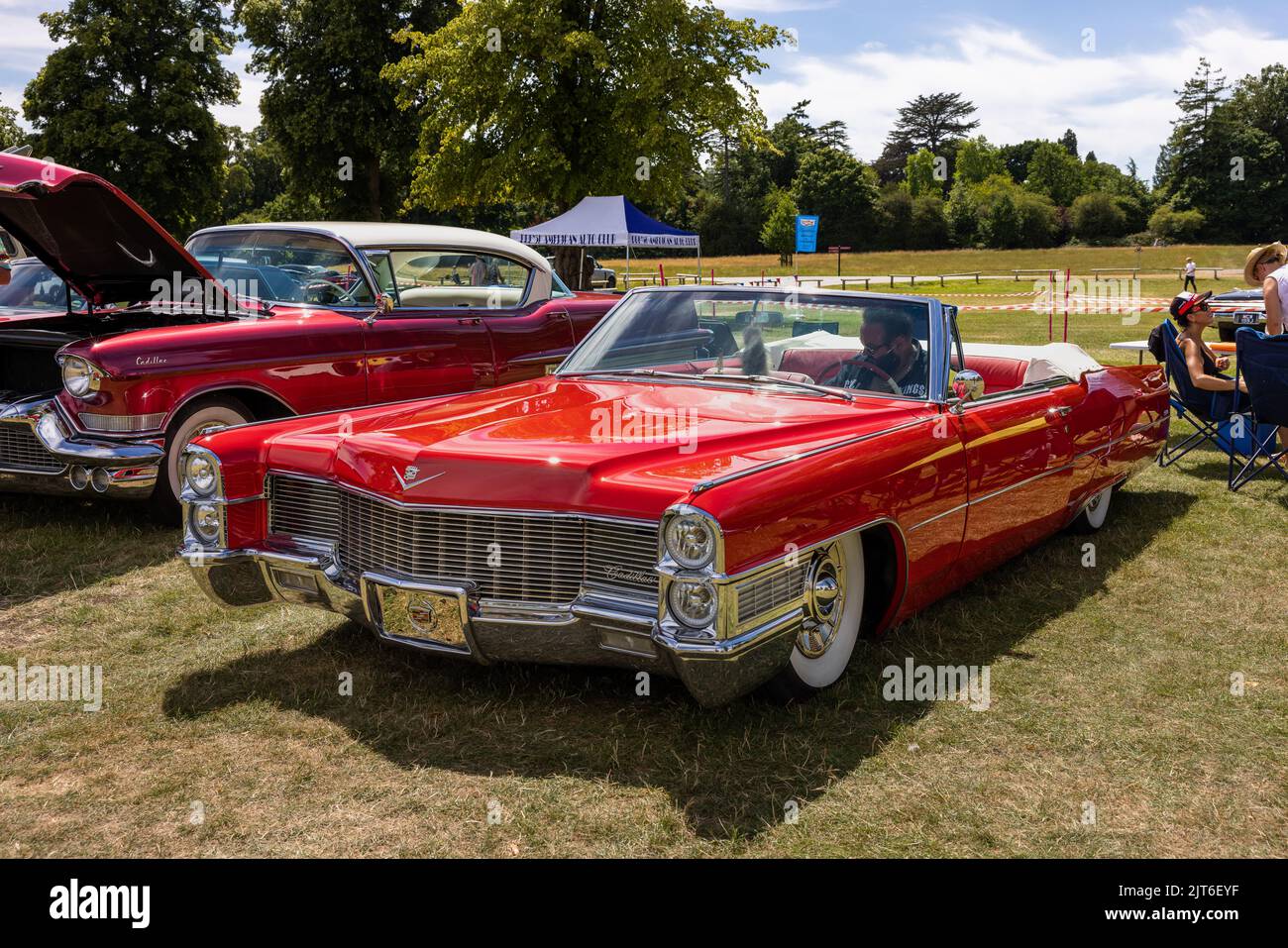 1965 Cadillac DeVille Convertible on display at the American Auto Club ...
