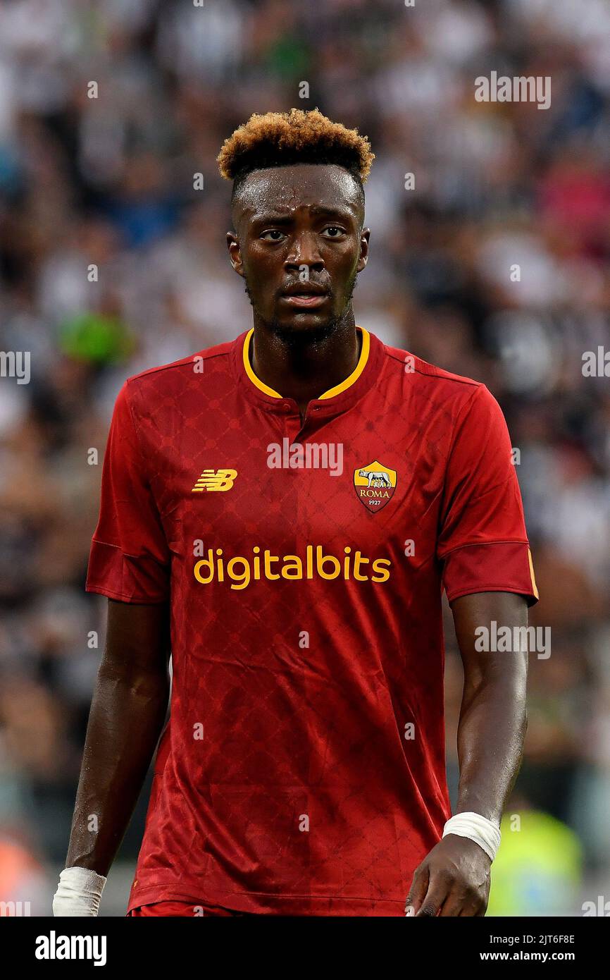August 27, 2022, Italy: Tammy Abraham of AS Roma looks on during the ...
