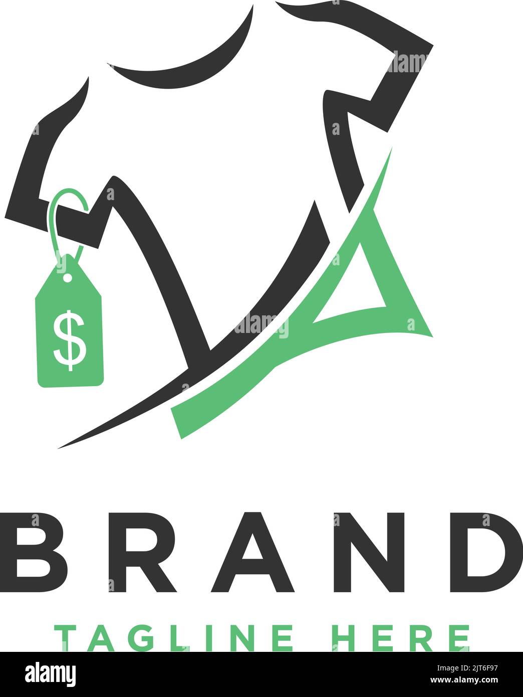 t-shirt or clothes company logo Stock Vector Image & Art - Alamy