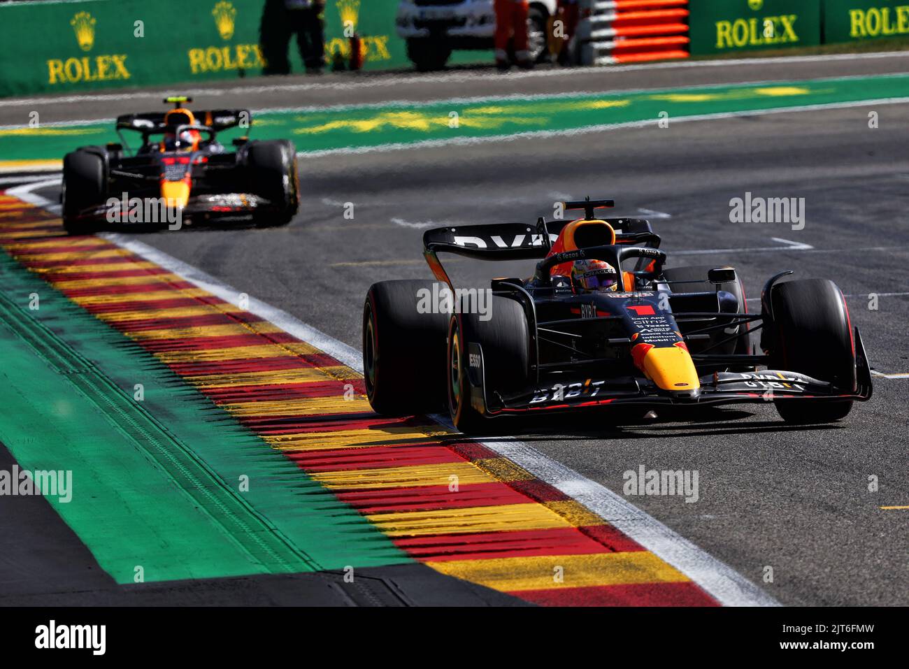 Spa, Belgium. 28th Aug, 2022. Max Verstappen (NLD) Red Bull Racing RB18 ...