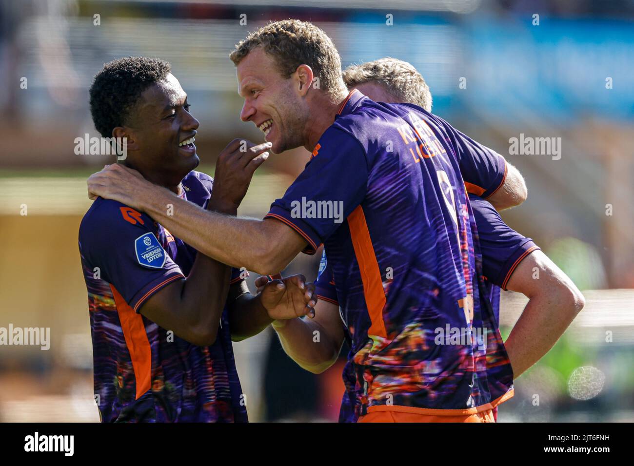 VOLENDAM, NETHERLANDS - AUGUST 28: Brian Plat of FC Volendam, Henk ...