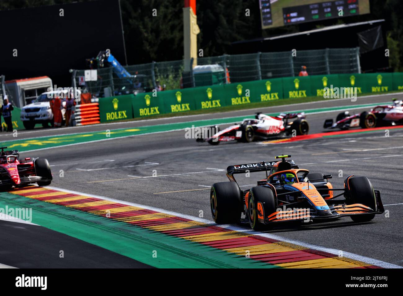 Spa, Belgium. 28th Aug, 2022. Lando Norris (GBR) McLaren MCL36. 28.08. ...