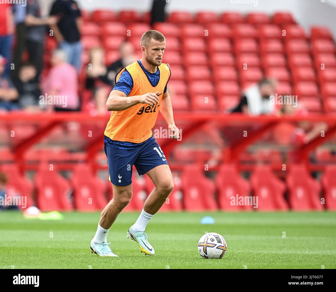 Eric Dier #15 of Tottenham Hotspur during the pre-game warmup Stock ...