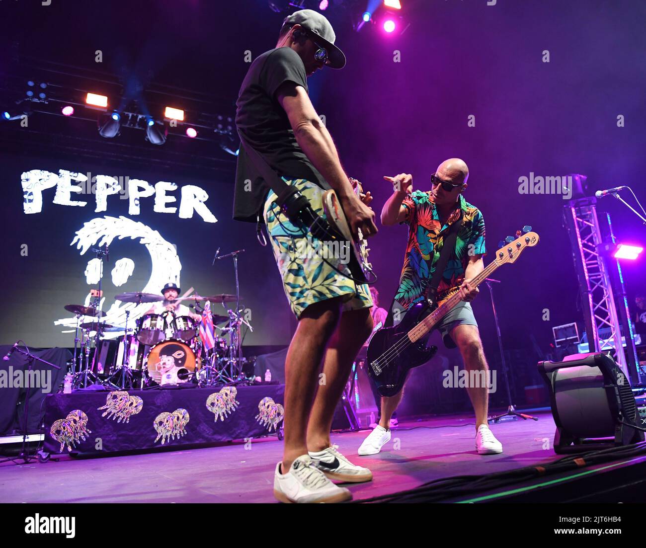 August 25, 2022, Portsmouth, Virginia, USA: PEPPER brings some island ...