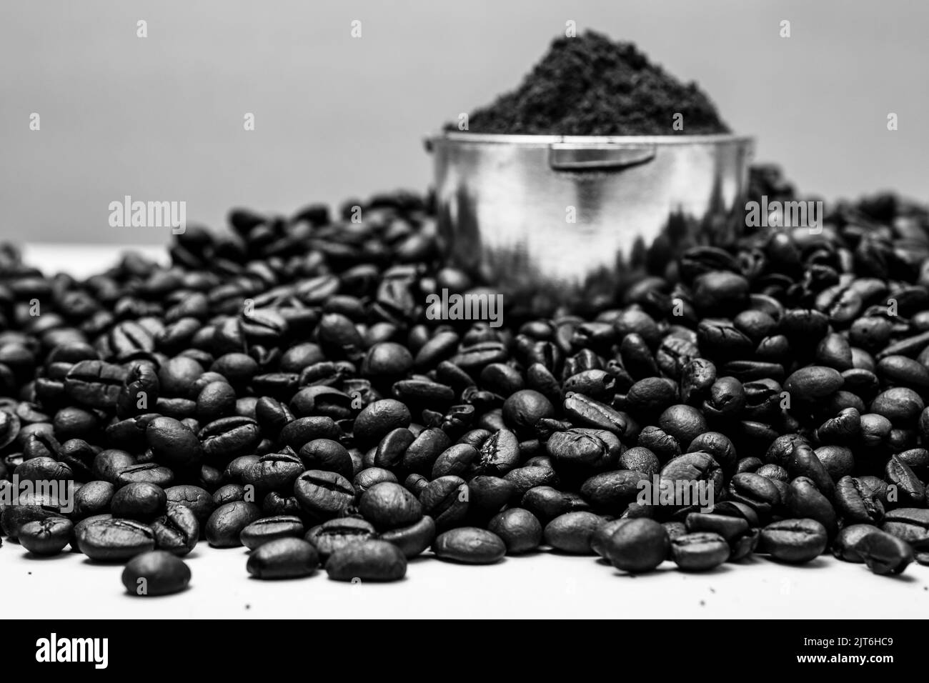 Caffeine concept shot Black and White Stock Photos & Images - Alamy