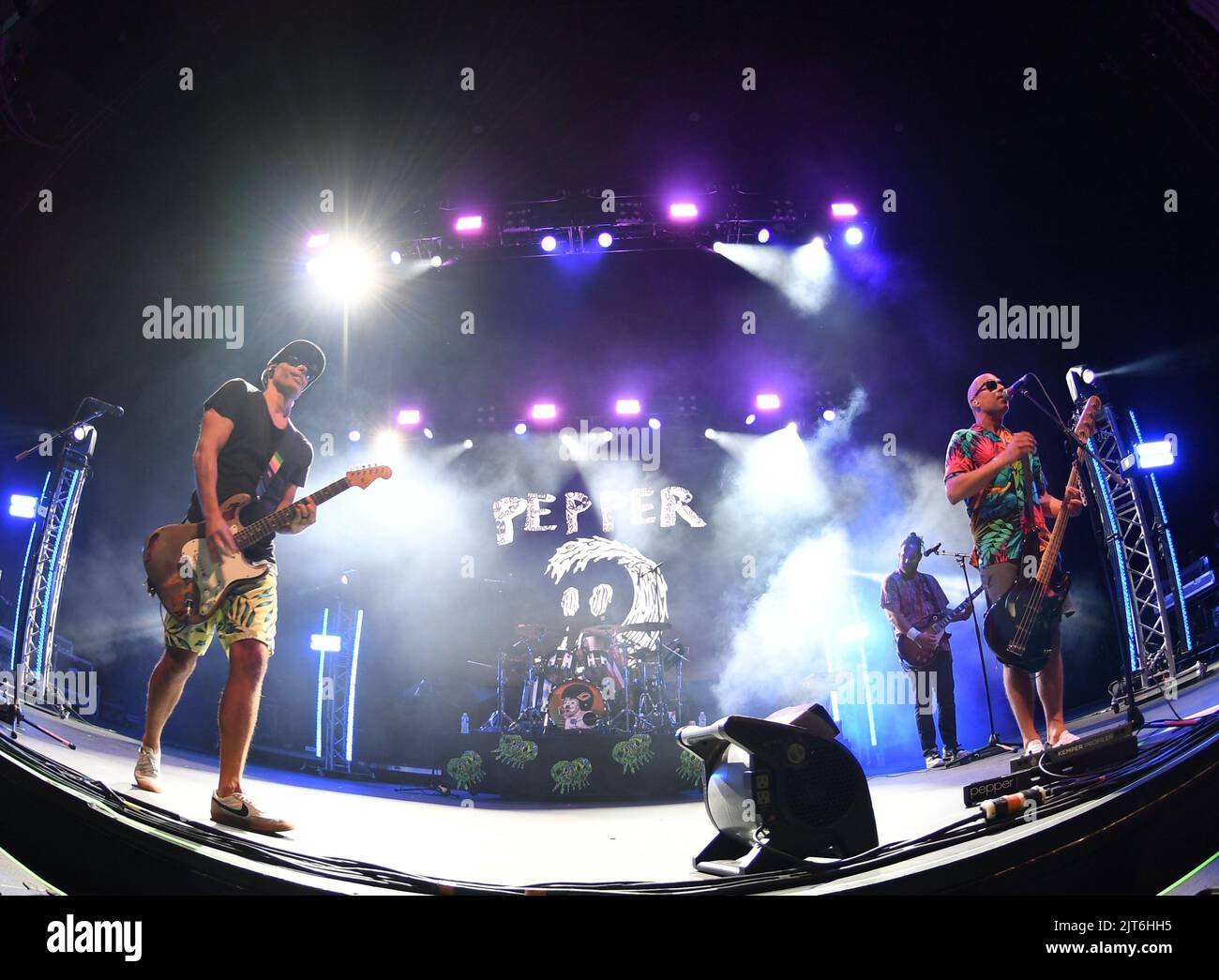 August 25, 2022, Portsmouth, Virginia, USA: PEPPER brings some island ...