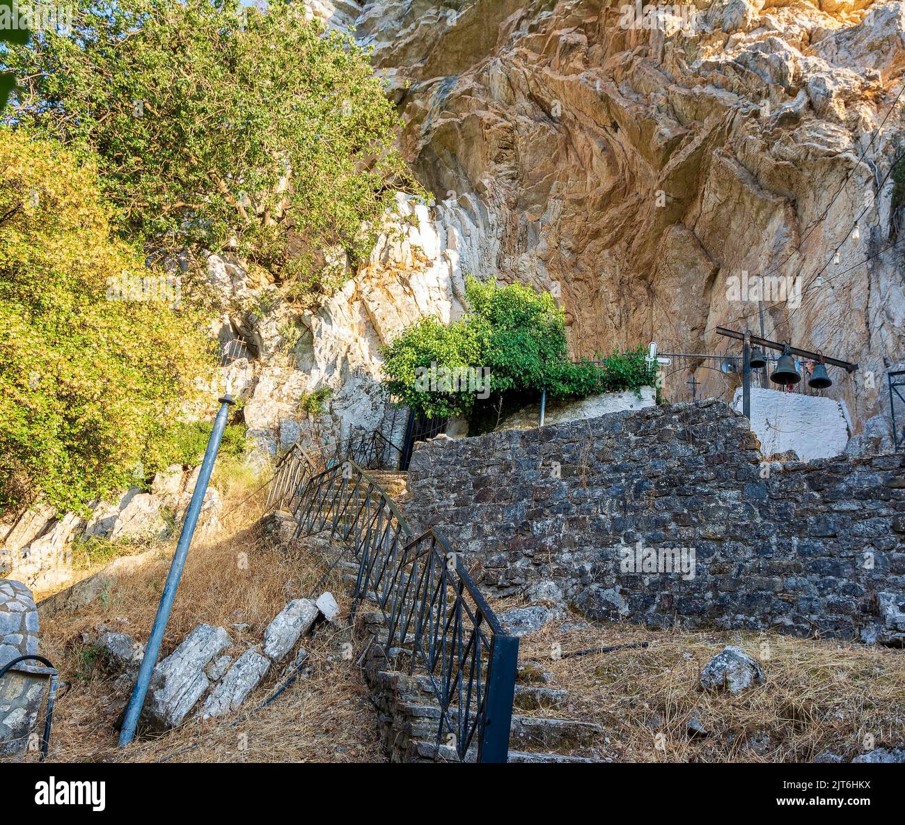 Cave Curch of Koufieros. One of the most historic caves of Messinia is ...