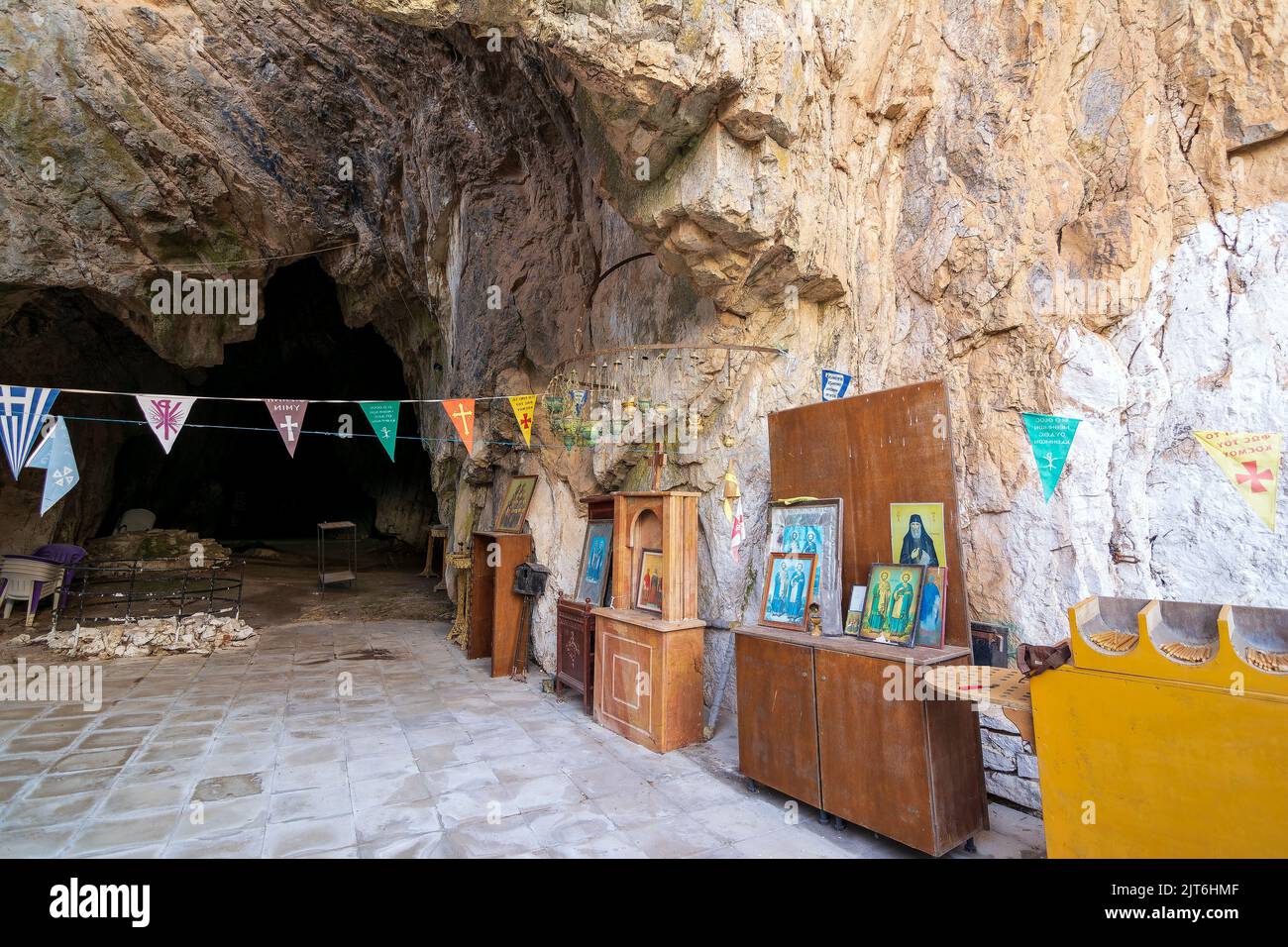 Cave Curch of Koufieros. One of the most historic caves of Messinia is ...