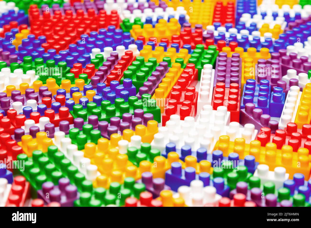 Abstract Background Texture Of Colored Constructor Blocks Background
