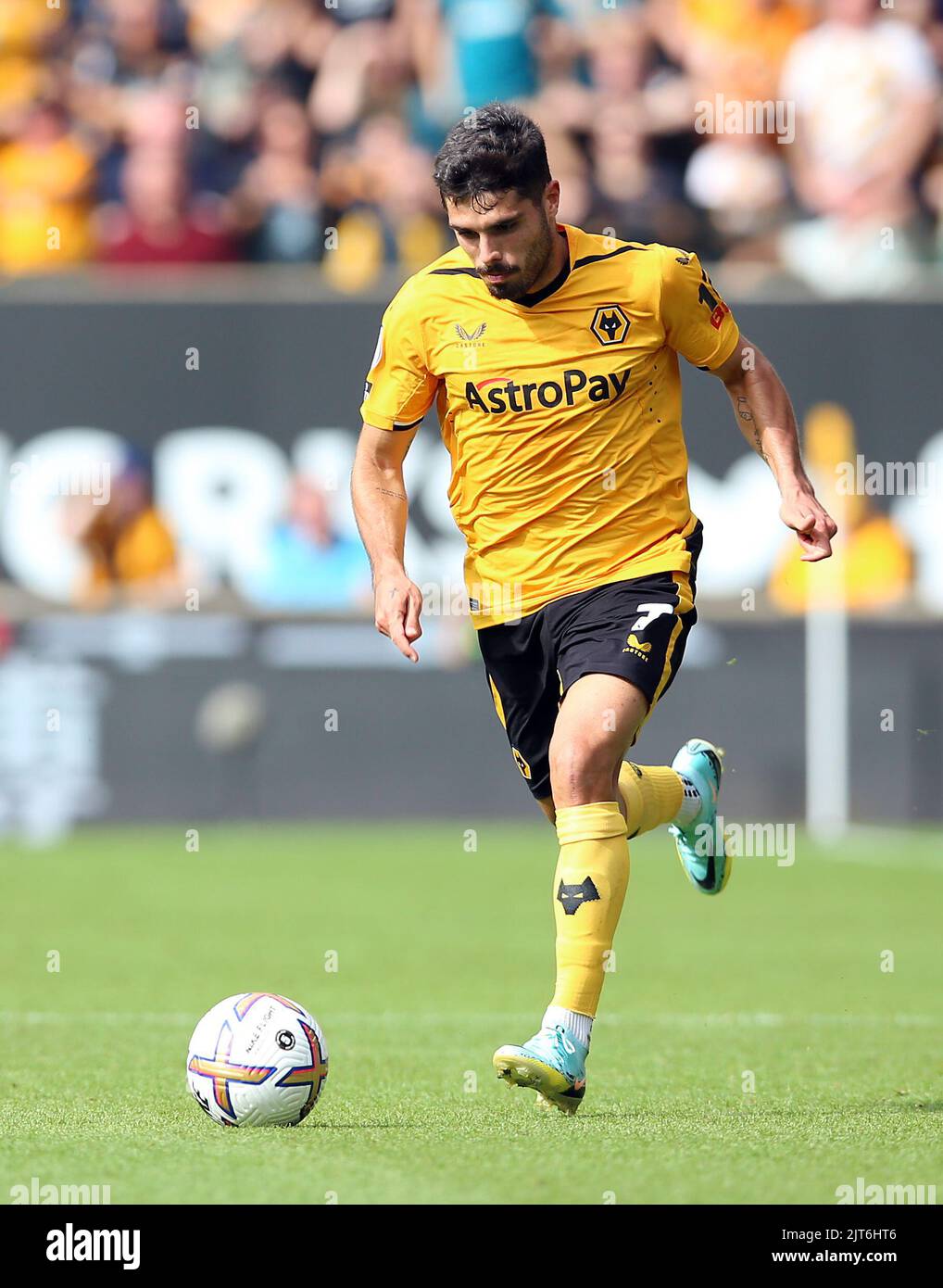 Wolverhampton Wanderers' Pedro Neto in action during the Premier League ...