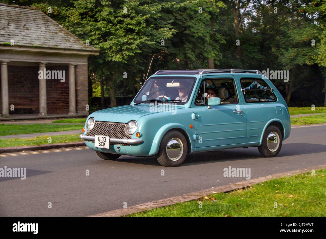 1989 80s eighties Nissan PAO 1000cc retro-styled three-door hatchback ...