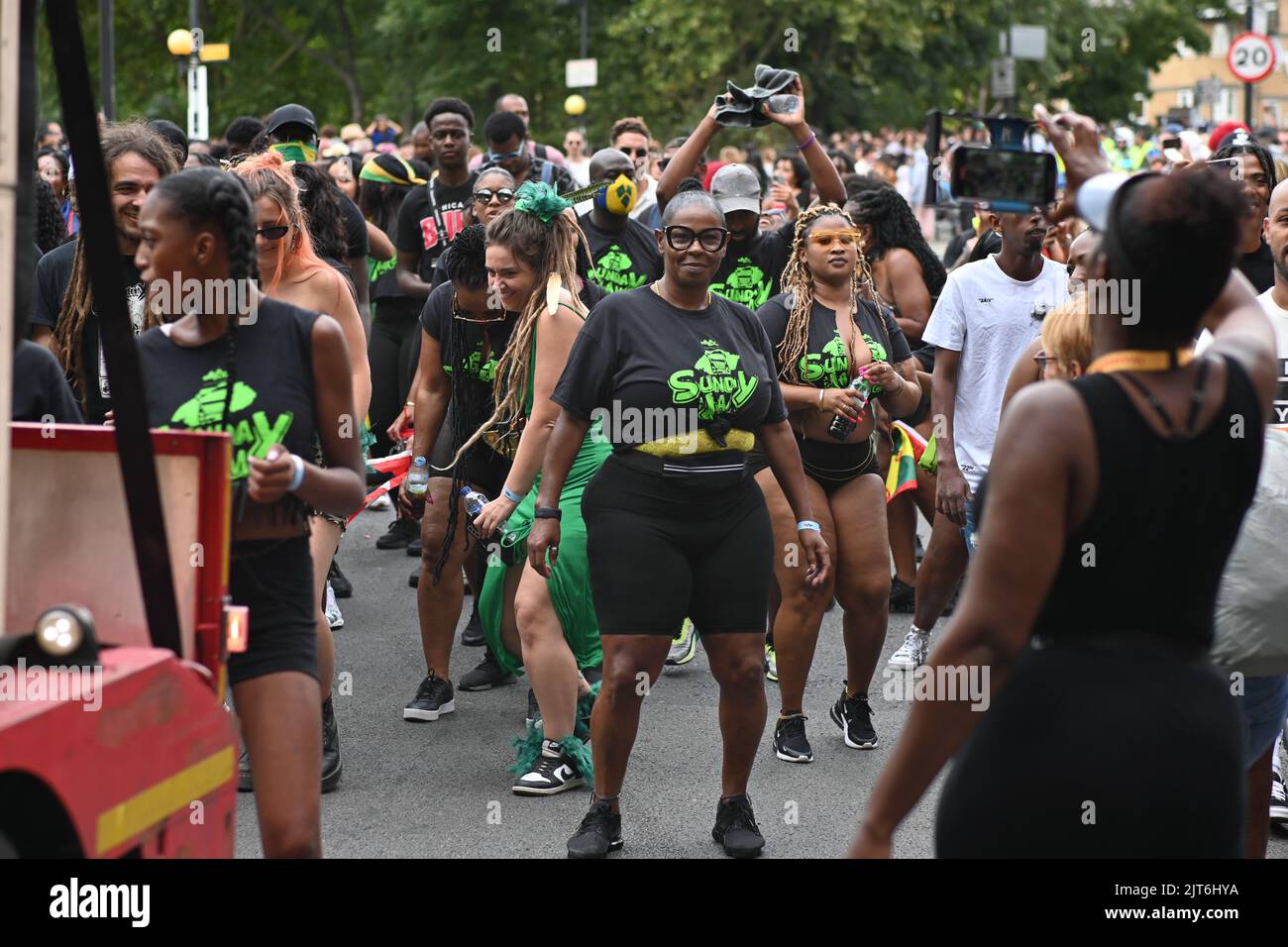 London, UK. August 28. Family day — children’s day parade, kickoff at ...