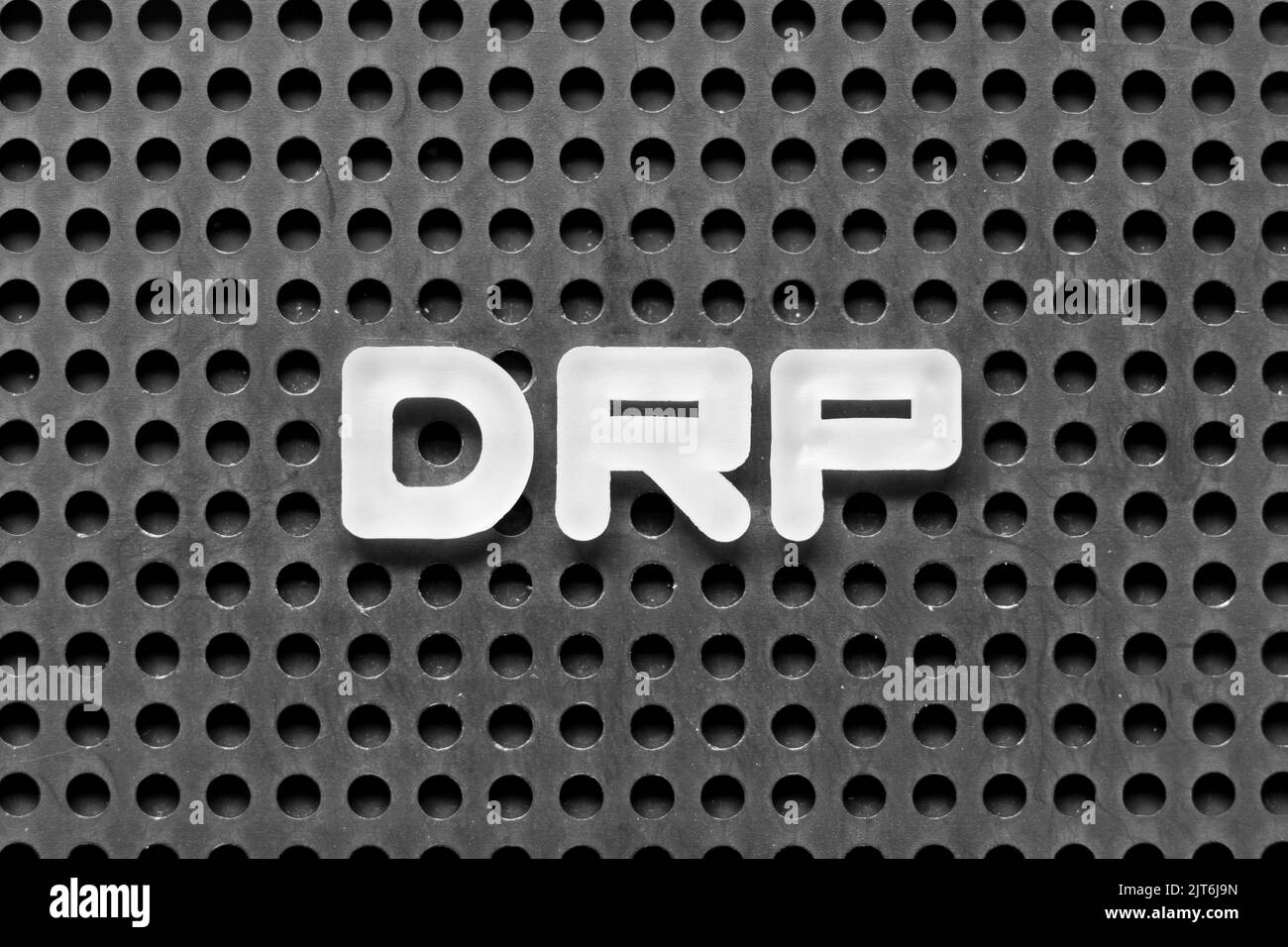 White alphabet letter in word DRP (Abbreviation of Disaster recovery ...
