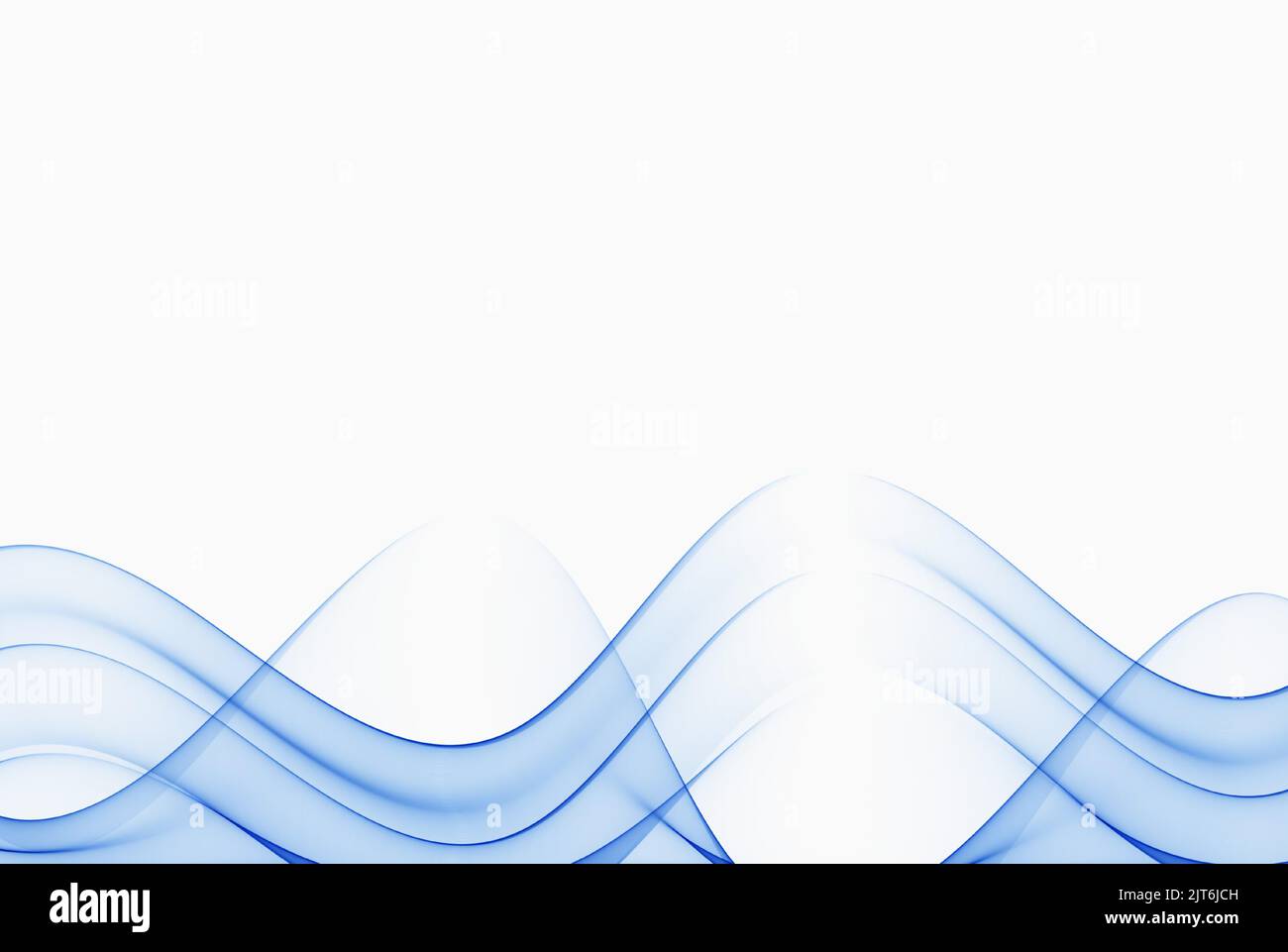 Abstract blue transparent flow lines. Blue wave background Stock Vector ...