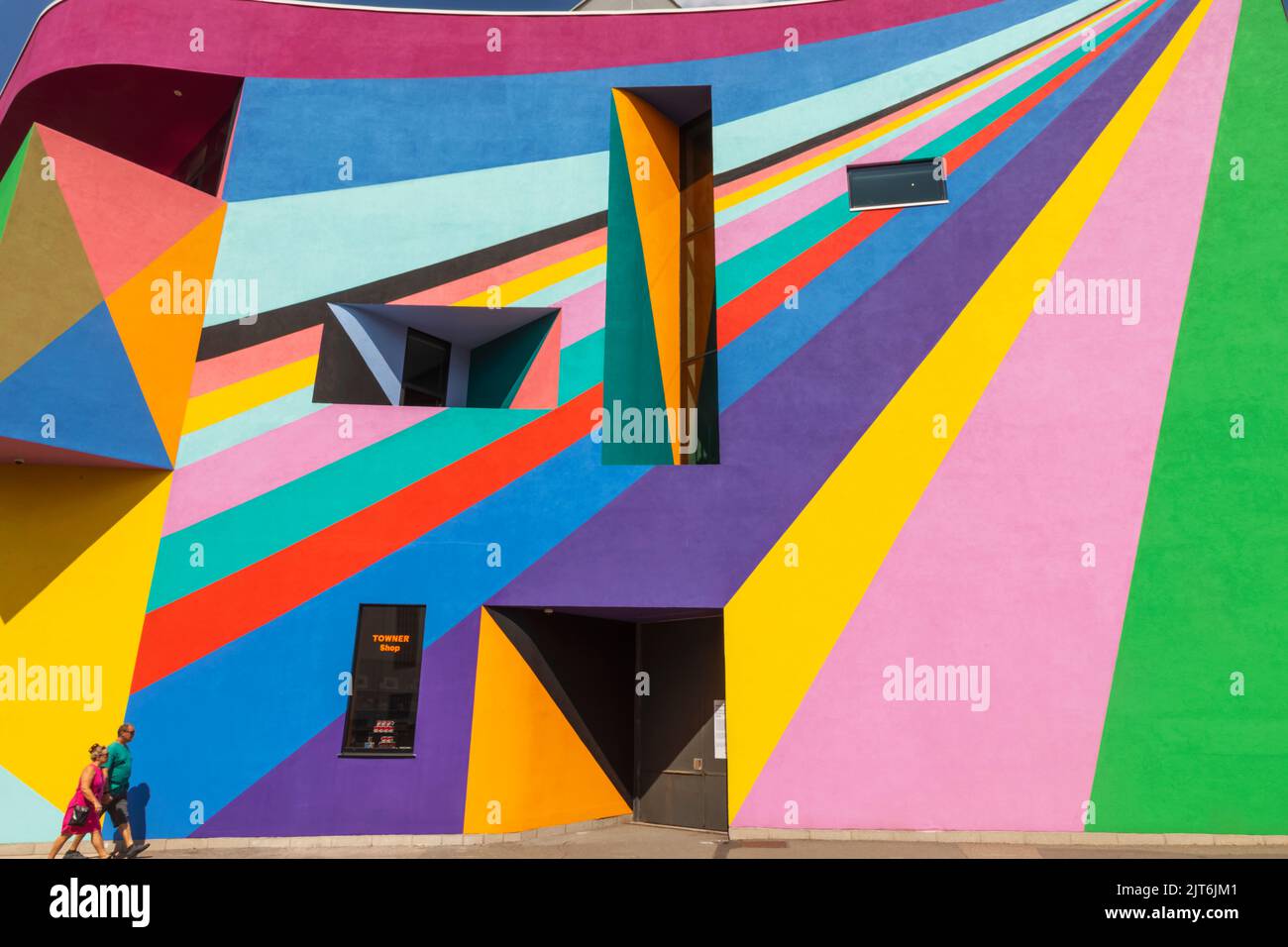 England, East Sussex, Eastbourne, Towner Art Gallery with Artwork by ...