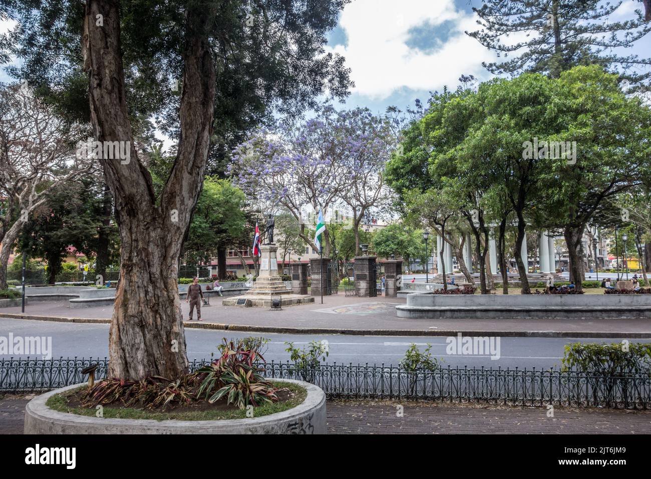 A park filled with trees in San José, Costa Rica Stock Photo - Alamy