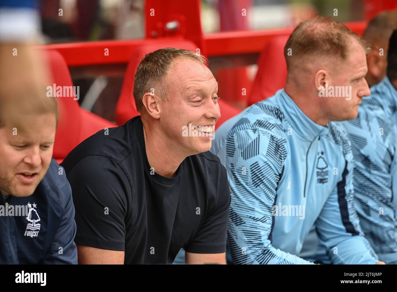 Steve Cooper manager of Nottingham Forest before kick-off Stock Photo ...