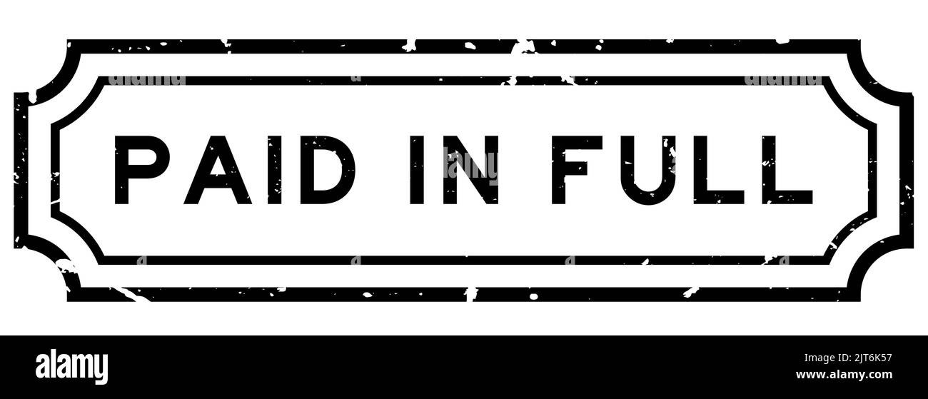 Paid off rubber stamp hi-res stock photography and images - Alamy