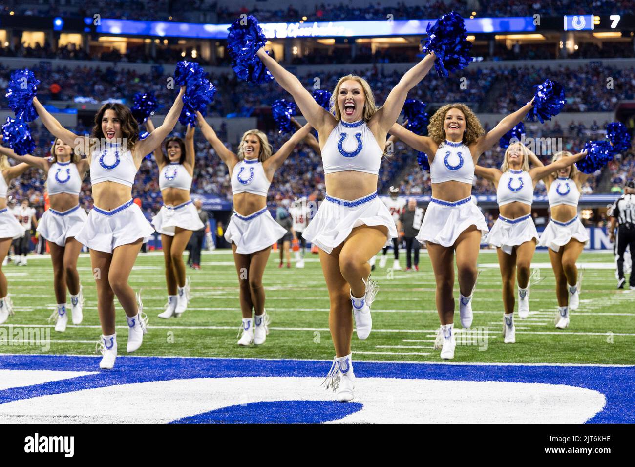 August 27, 2022: Indianapolis Colts cheerleaders perform during NFL ...