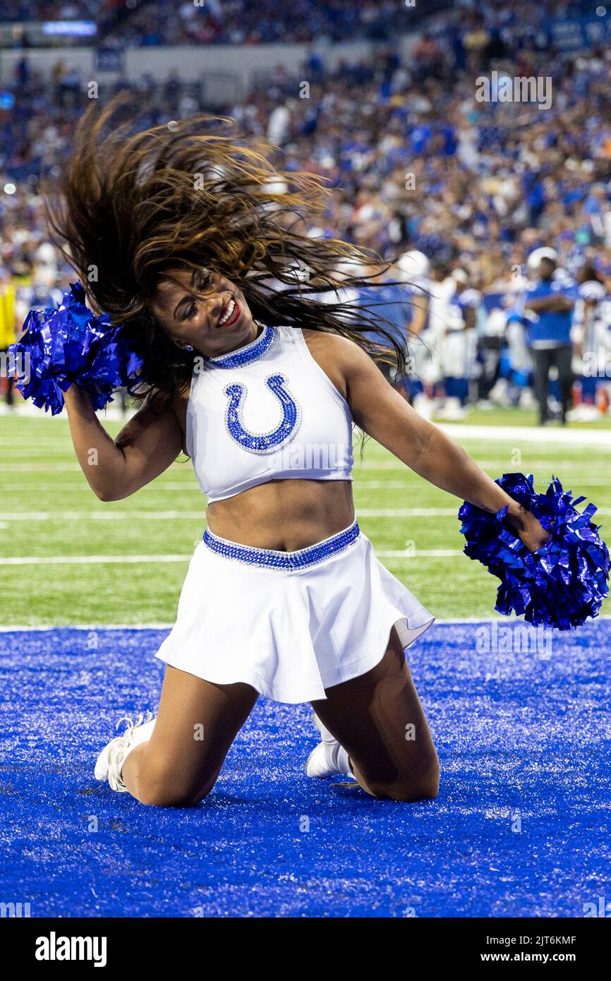 August 27, 2022: Indianapolis Colts cheerleaders perform during NFL ...