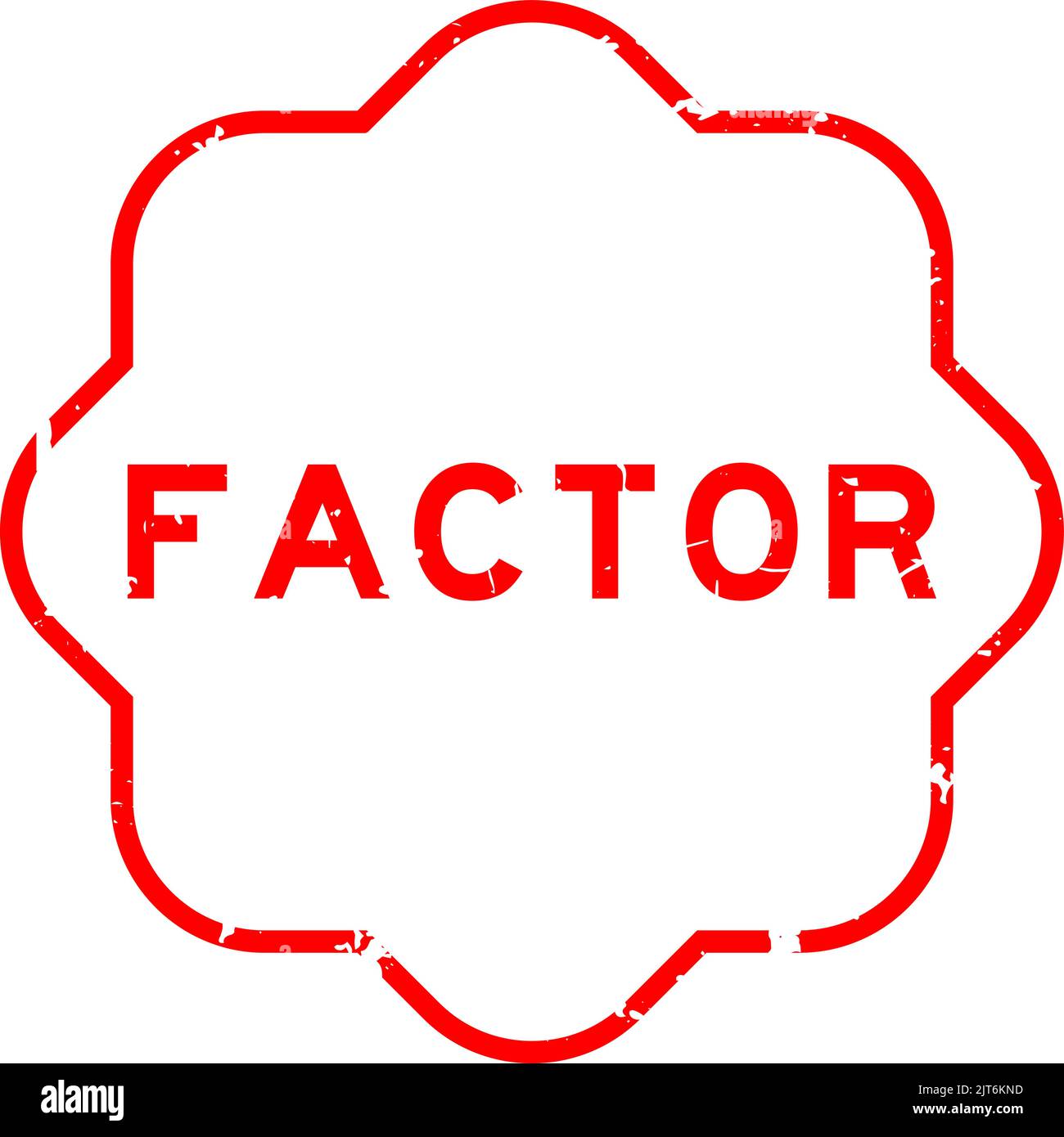 Grunge red factor word rubber seal stamp on white background Stock Vector Image & Art - Alamy