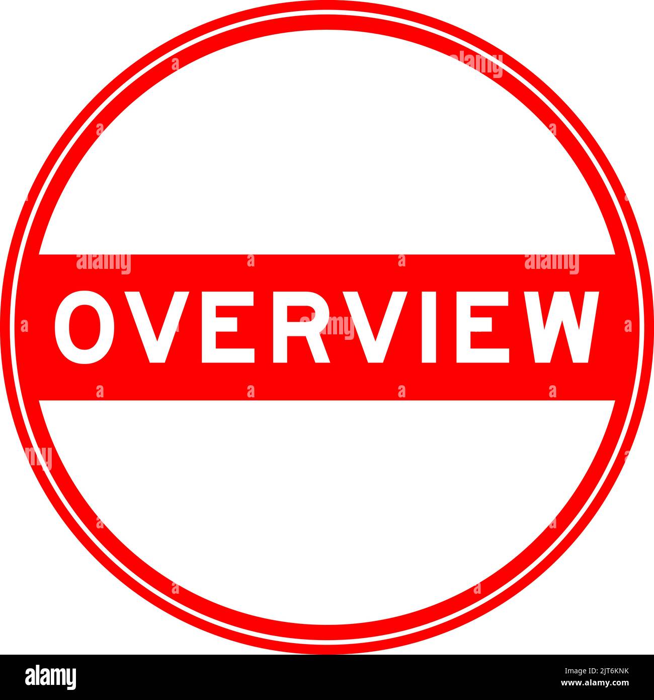 Red color round seal sticker in word overview on white background Stock Vector Image & Art - Alamy