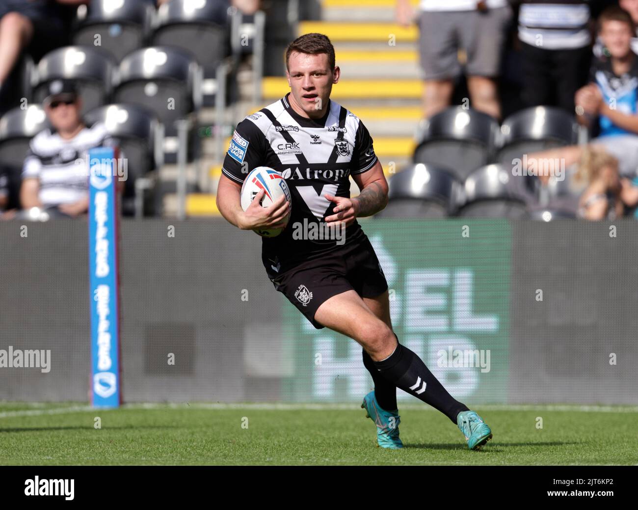 Hull FC's Jordan Lane scores his sides sixth try during the Betfred ...
