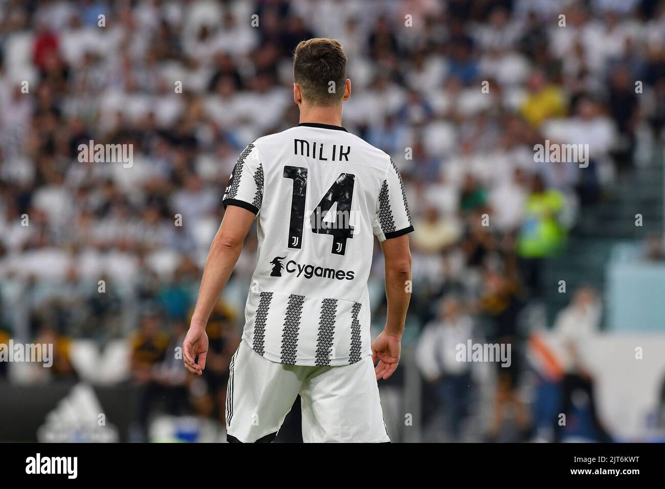 August 27, 2022, Italy: Arkadiusz Milik of Juventus FC during the Serie ... August 27, 2022, Italy: Arkadiusz Milik of Juventus FC during the Serie ...