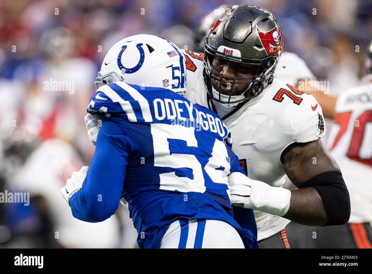 August 27, 2022: Tampa Bay Buccaneers offensive lineman Fred Johnson ...