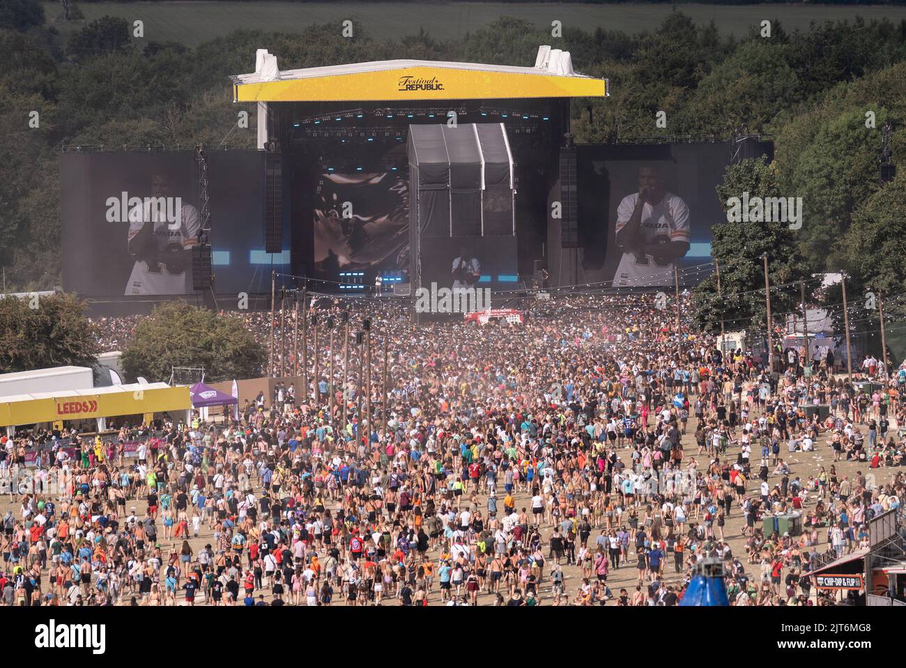 General view during the Leeds Festival 2022 at Bramham Park in Leeds ...