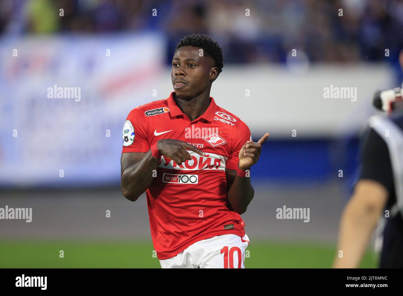 VORONEZH, RUSSIA, AUGUST 27, 2022. The 2022/23 Russian Football Premier ...