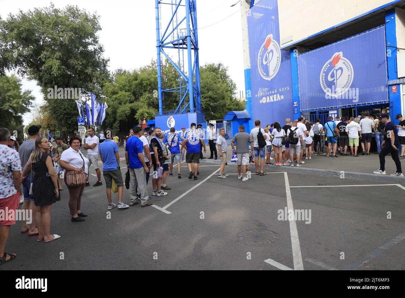VORONEZH, RUSSIA, AUGUST 27, 2022. The 2022/23 Russian Football Premier ...