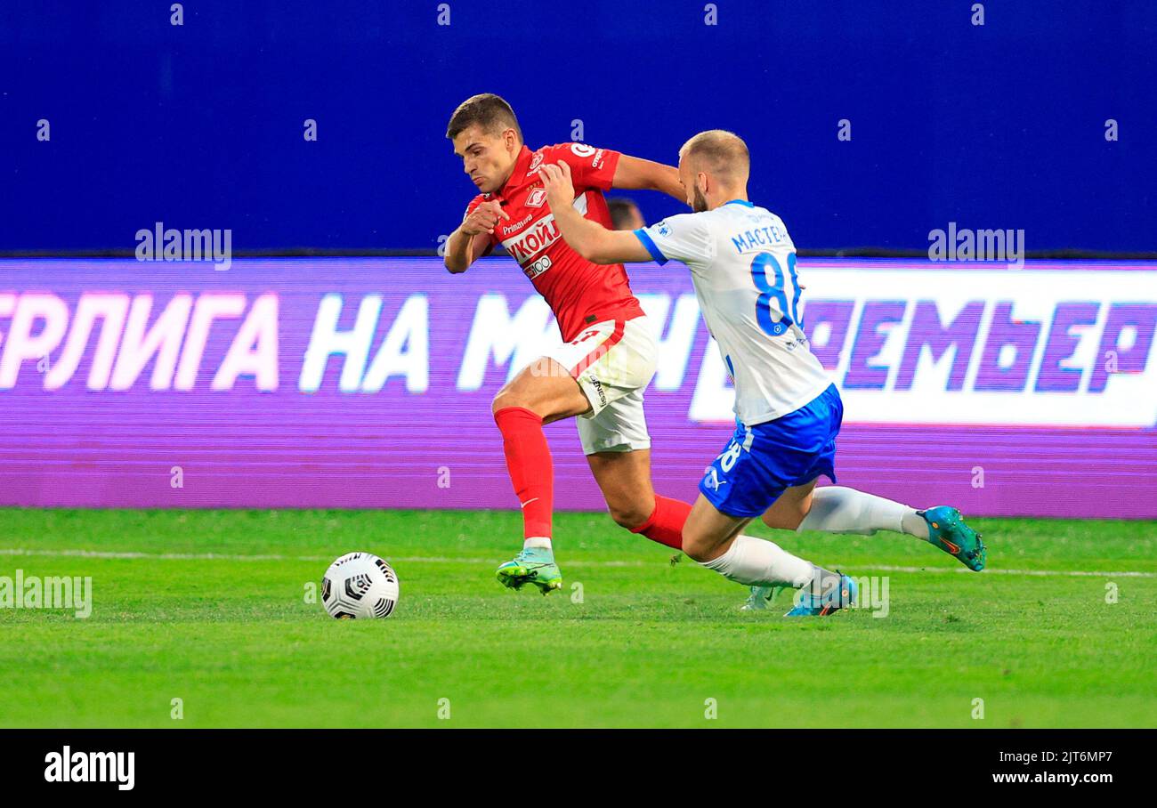 VORONEZH, RUSSIA, AUGUST 27, 2022. The 2022/23 Russian Football Premier ...